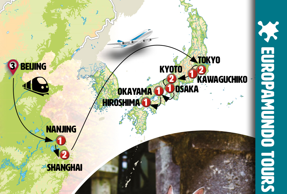 BEIJING, SHANGHAI AND ESSENTIAL JAPAN Group Tour.