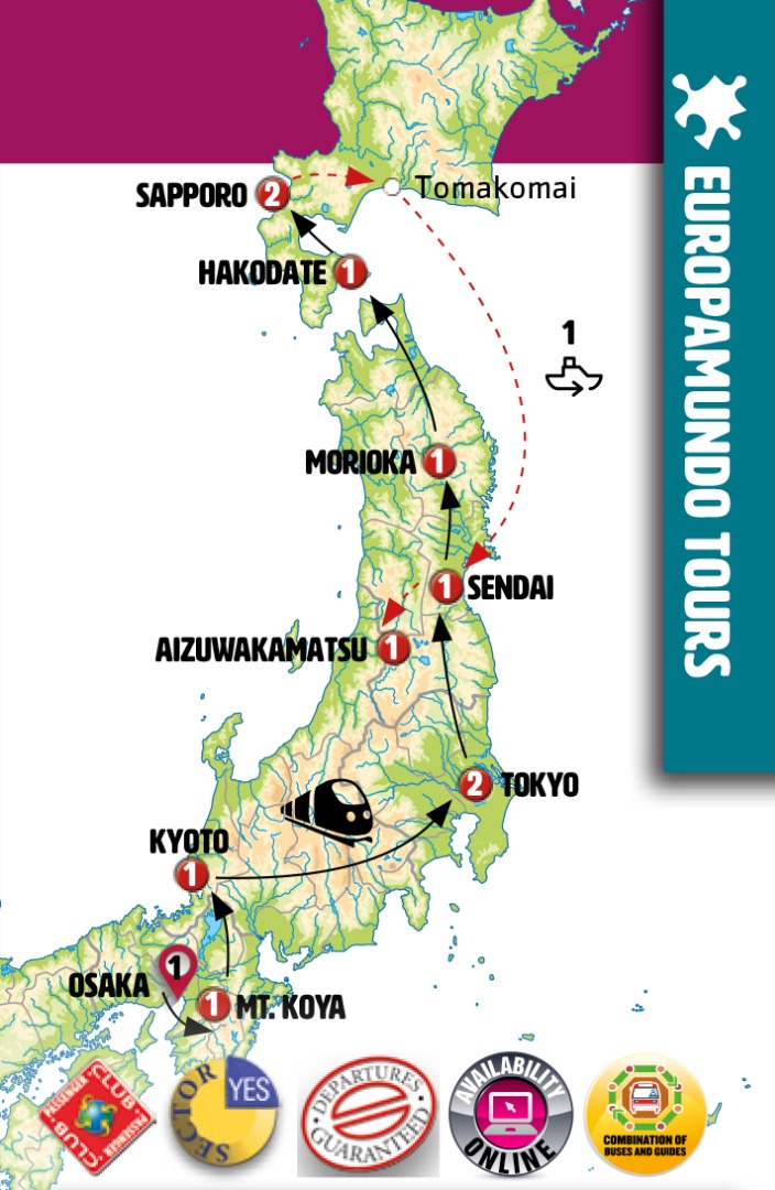 TRADITIONAL JAPAN AND NORTH OF JAPAN Group Tour.