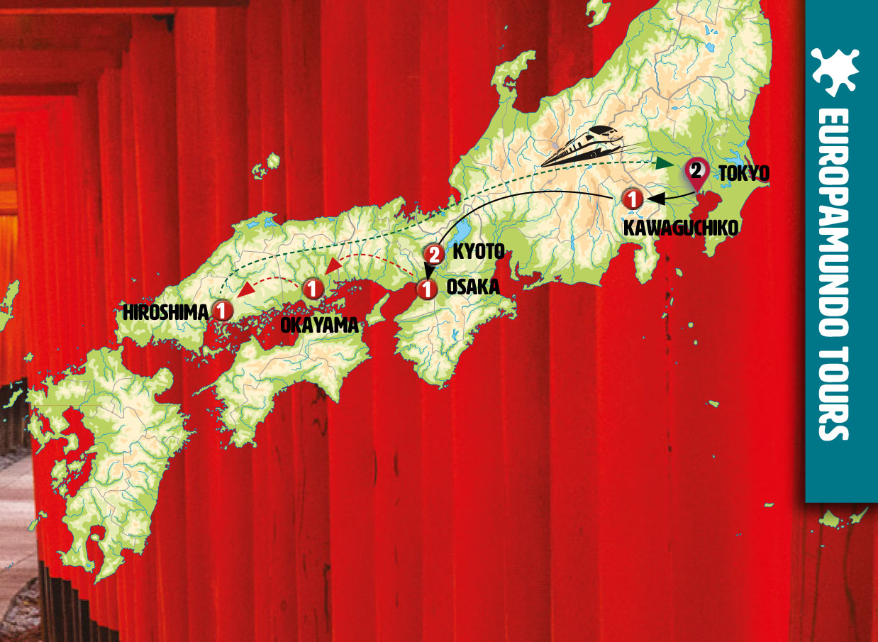 CONTRASTS OF JAPAN Group Tour.