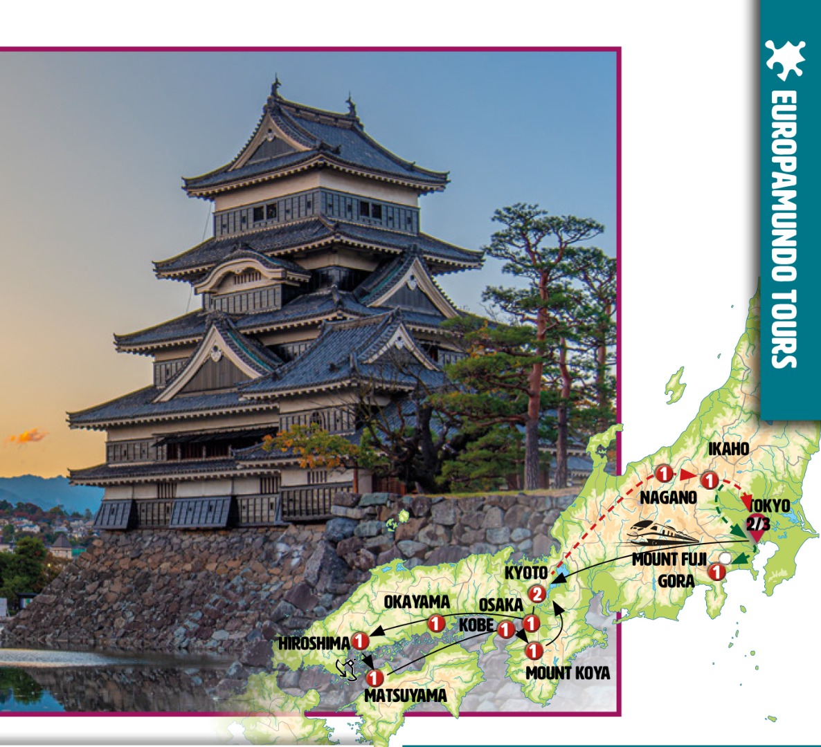 JAPAN´S LANDSCAPES END KYOTO Group Tour.